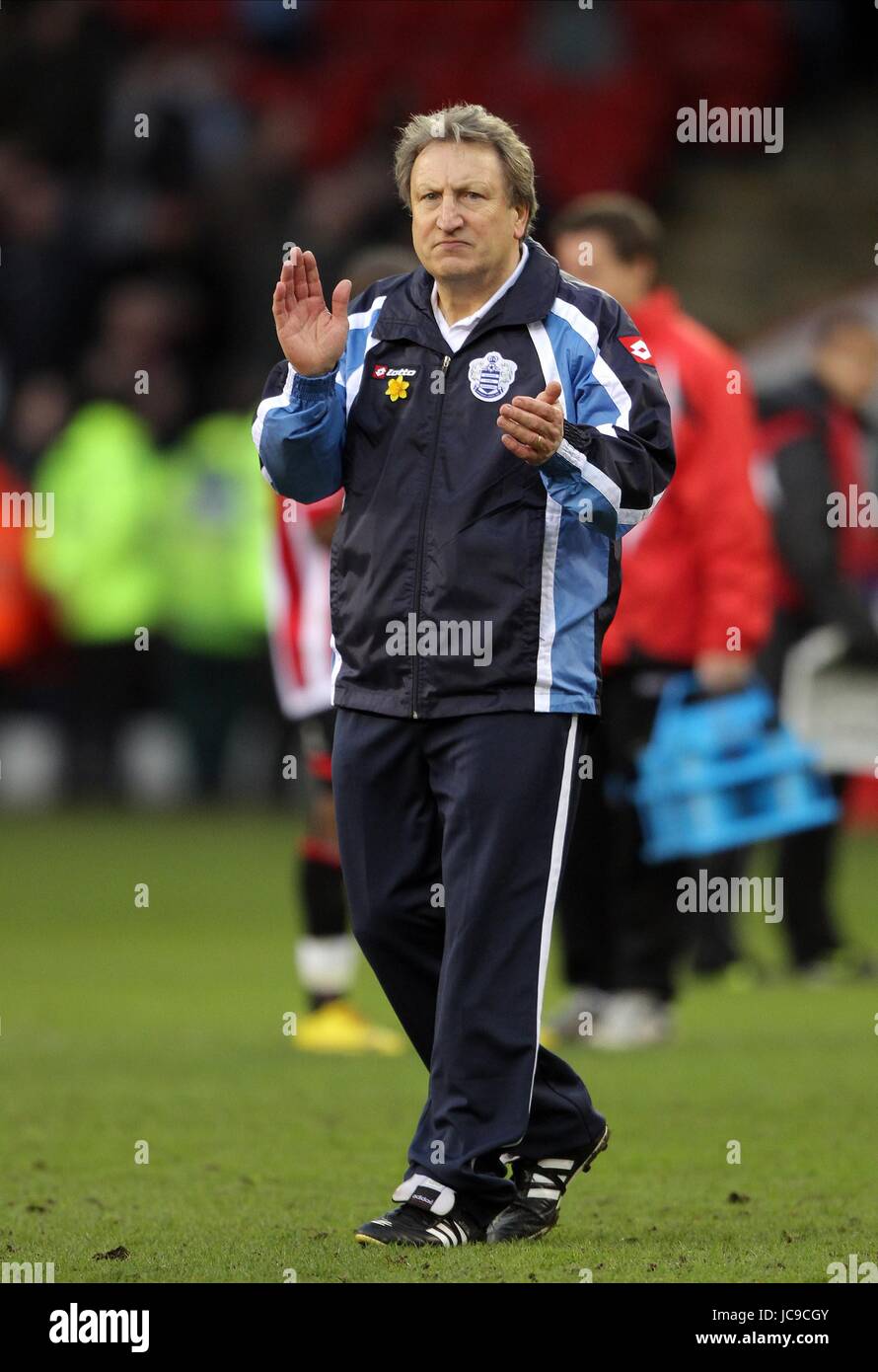 NEIL WARNOCK QUEENS PARK RANGERS FC MANAGER BRAMALL LANE SHEFFIELD ...