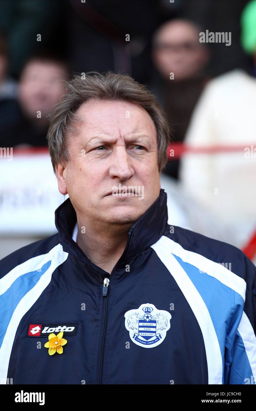 NEIL WARNOCK QUEENS PARK RANGERS FC MANAGER BRAMALL LANE SHEFFIELD ...
