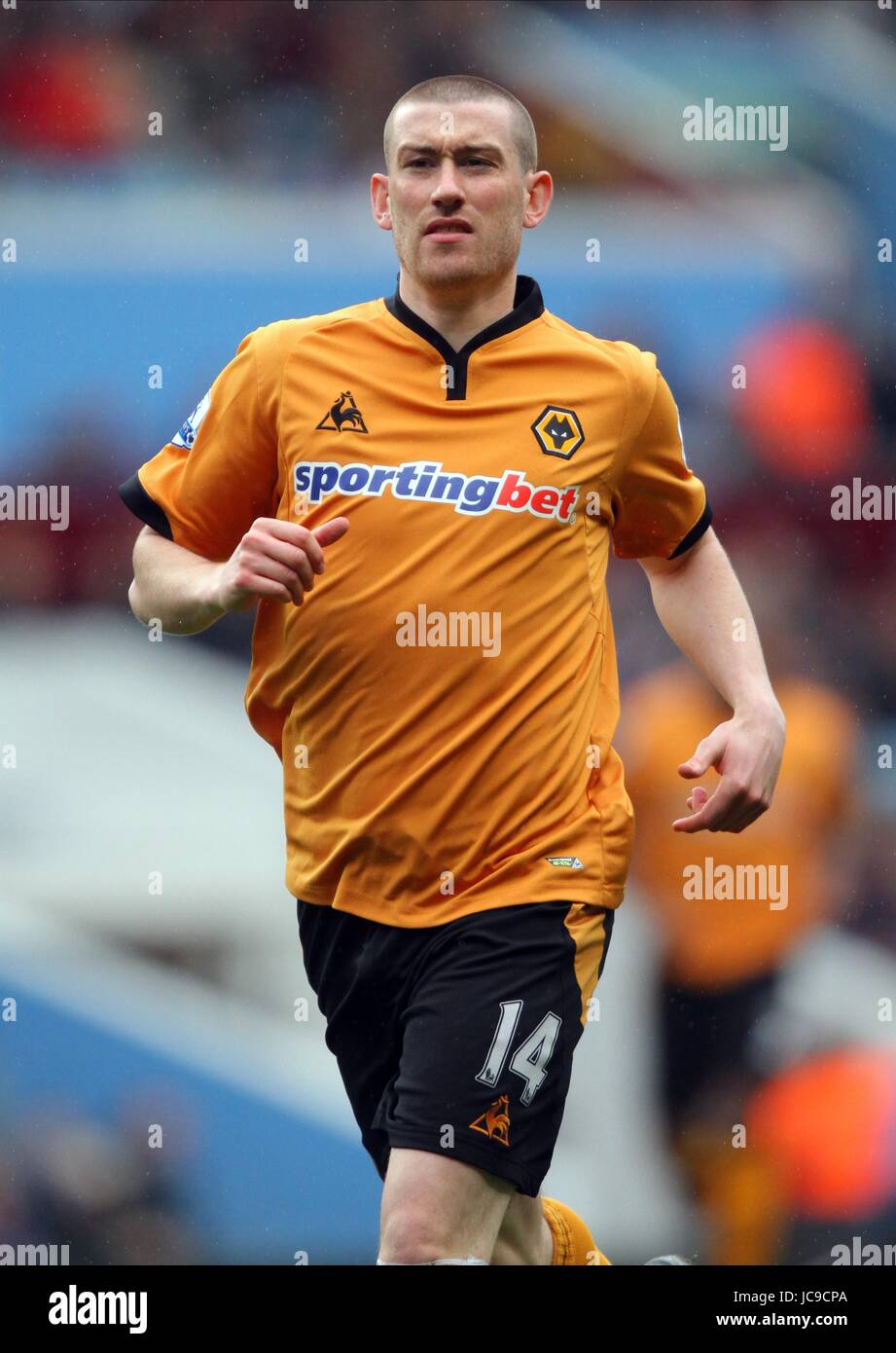 DAVID JONES WOLVERHAMPTON WANDERERS FC VILLA PARK BIRMINGHAM ENGLAND 20 ...