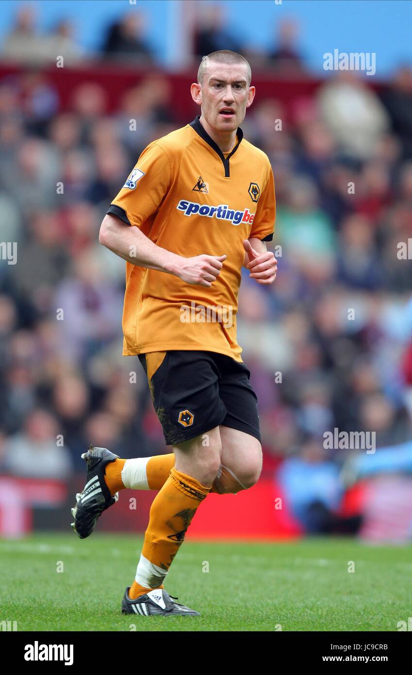 DAVID JONES WOLVERHAMPTON WANDERERS FC VILLA PARK BIRMINGHAM ENGLAND 20 ...