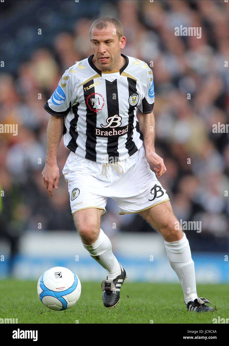 GARRY BRADY ST.MIRREN FC HAMPDEN PARK GLASGOW SCOTLAND 21 March 2010 ...