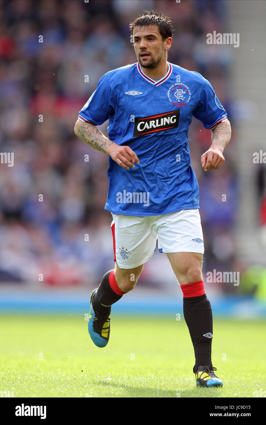 NACHO NOVO GLASGOW RANGERS FC HAMPDEN PARK GLASGOW SCOTLAND 21 March ...