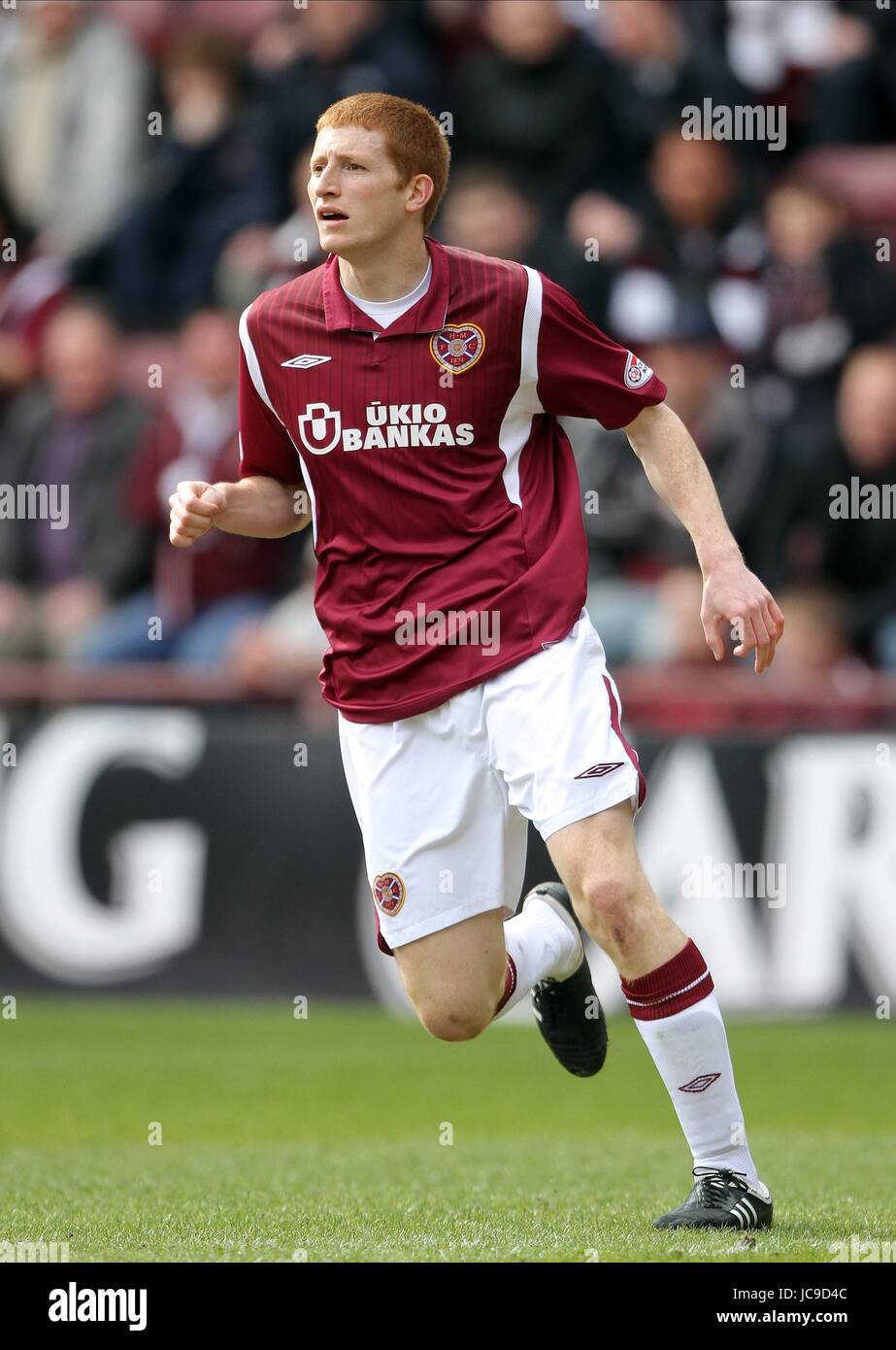 JASON THOMSON HEARTS OF MIDLOTHIAN FC TYNECASTLE EDINBURGH SCOTLAND 20 ...