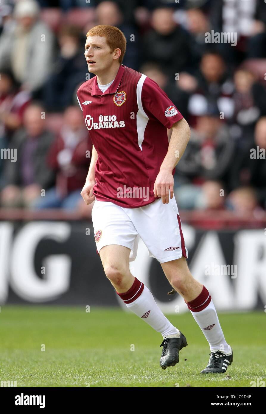JASON THOMSON HEARTS OF MIDLOTHIAN FC TYNECASTLE EDINBURGH SCOTLAND 20 ...