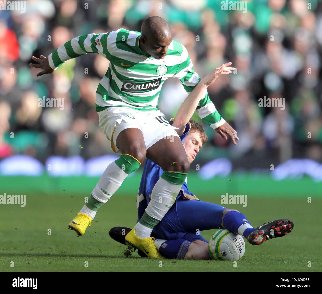 MARC-ANTOINE FORTUNE & MACKAY CELTIC V ST.JOHNSTONE CELTIC PARK GLASGOW ...