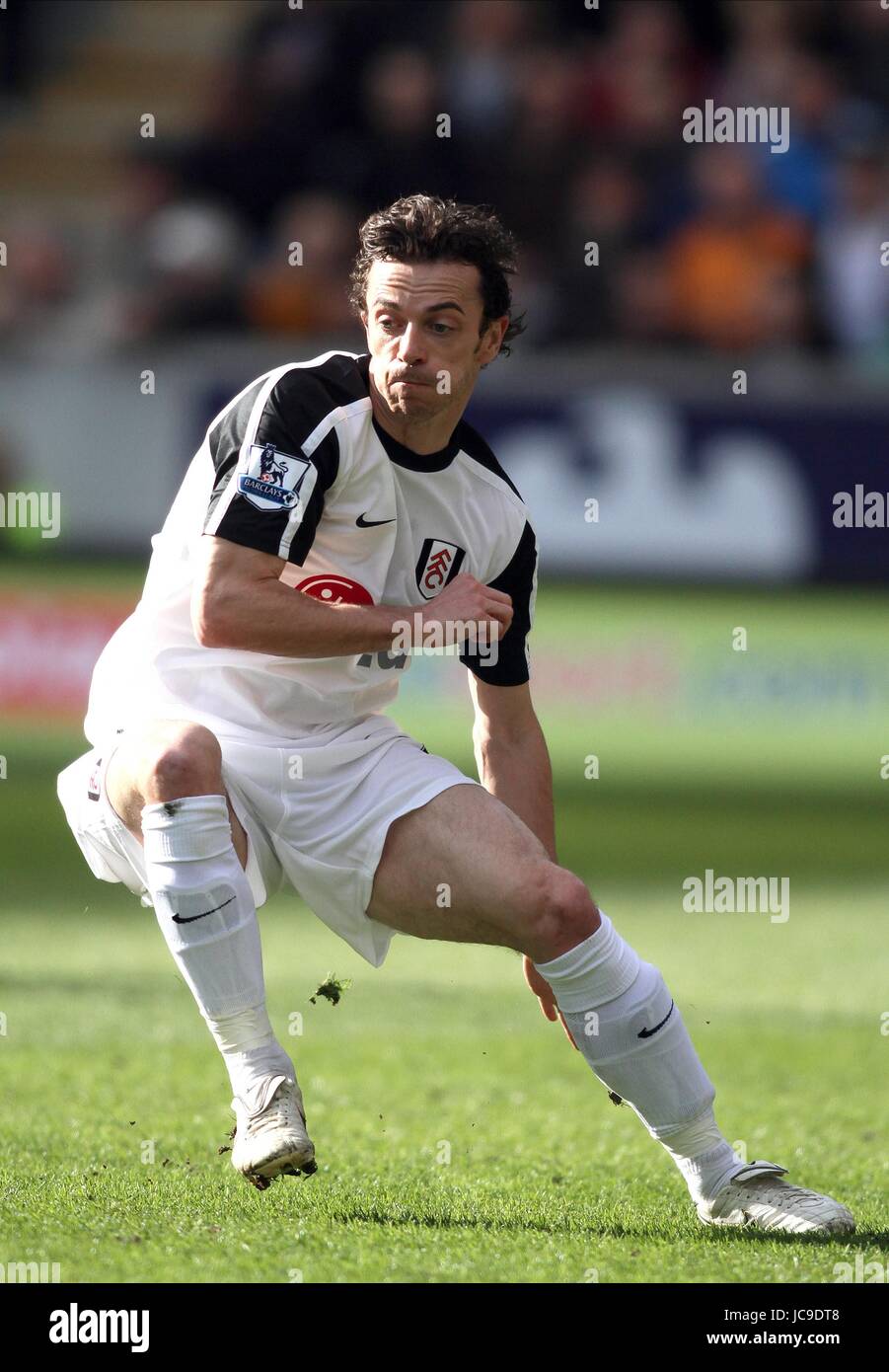 SIMON DAVIES FULHAM FC KC STADIUM HULL ENGLAND 27 March 2010 Stock ...