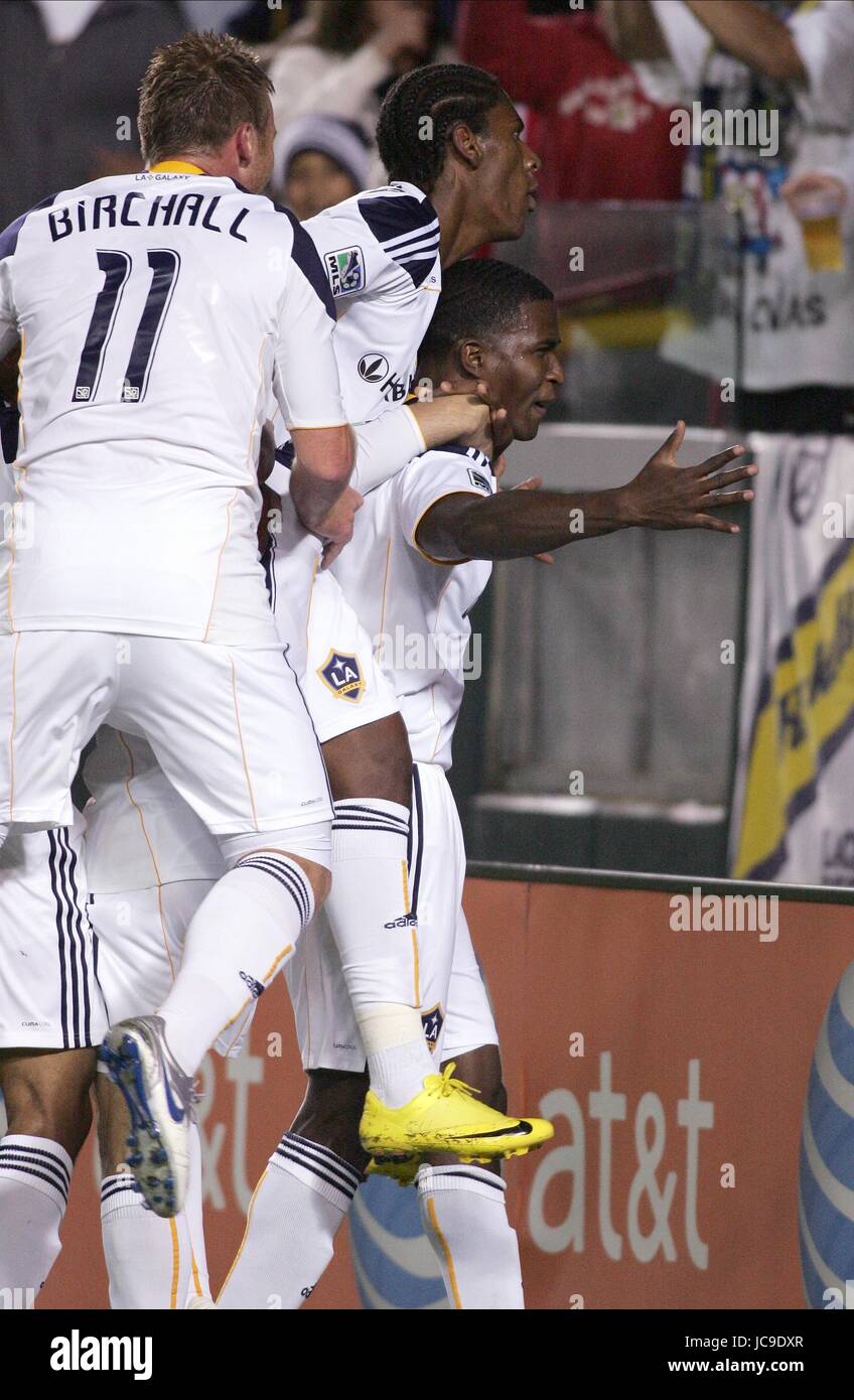 EDSON BUDDLE CELEBRATES GOAL LOS ANGELES GALAXY V CHIVAS US CARSON LOS ...