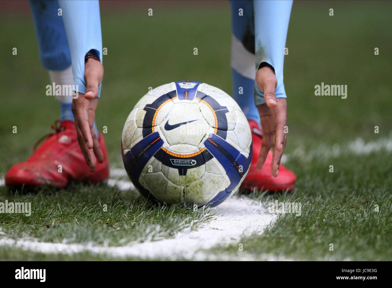 Football white boots nike hi-res stock photography and images - Alamy
