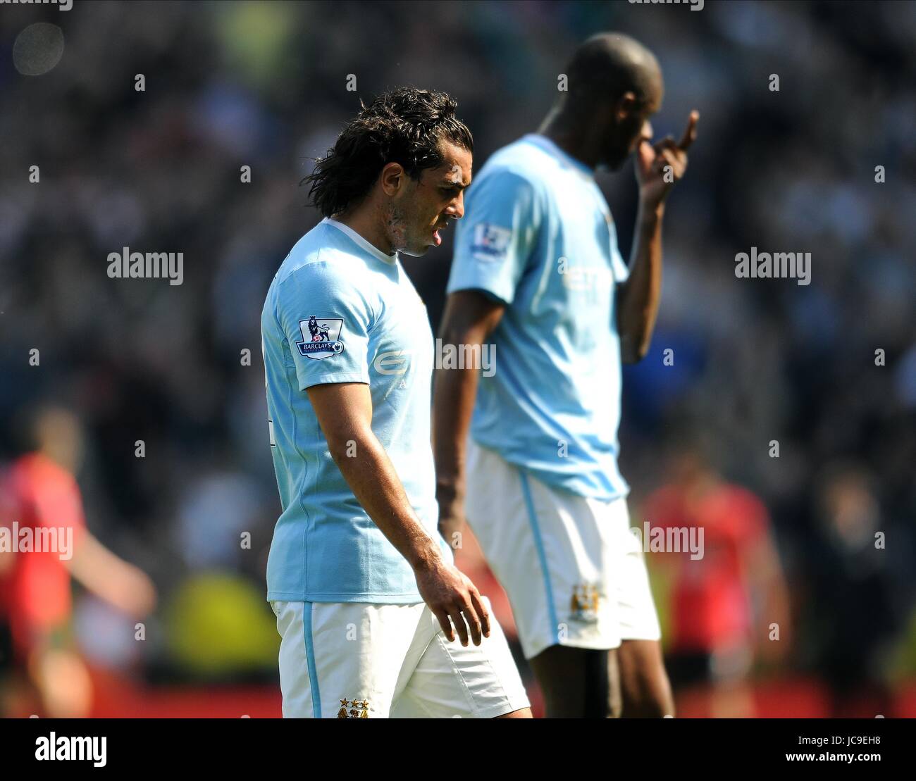 CARLOS TEVEZ & PATRICK VIEIRA MANCHESTER CITY V MANCHESTER U CITY OF ...