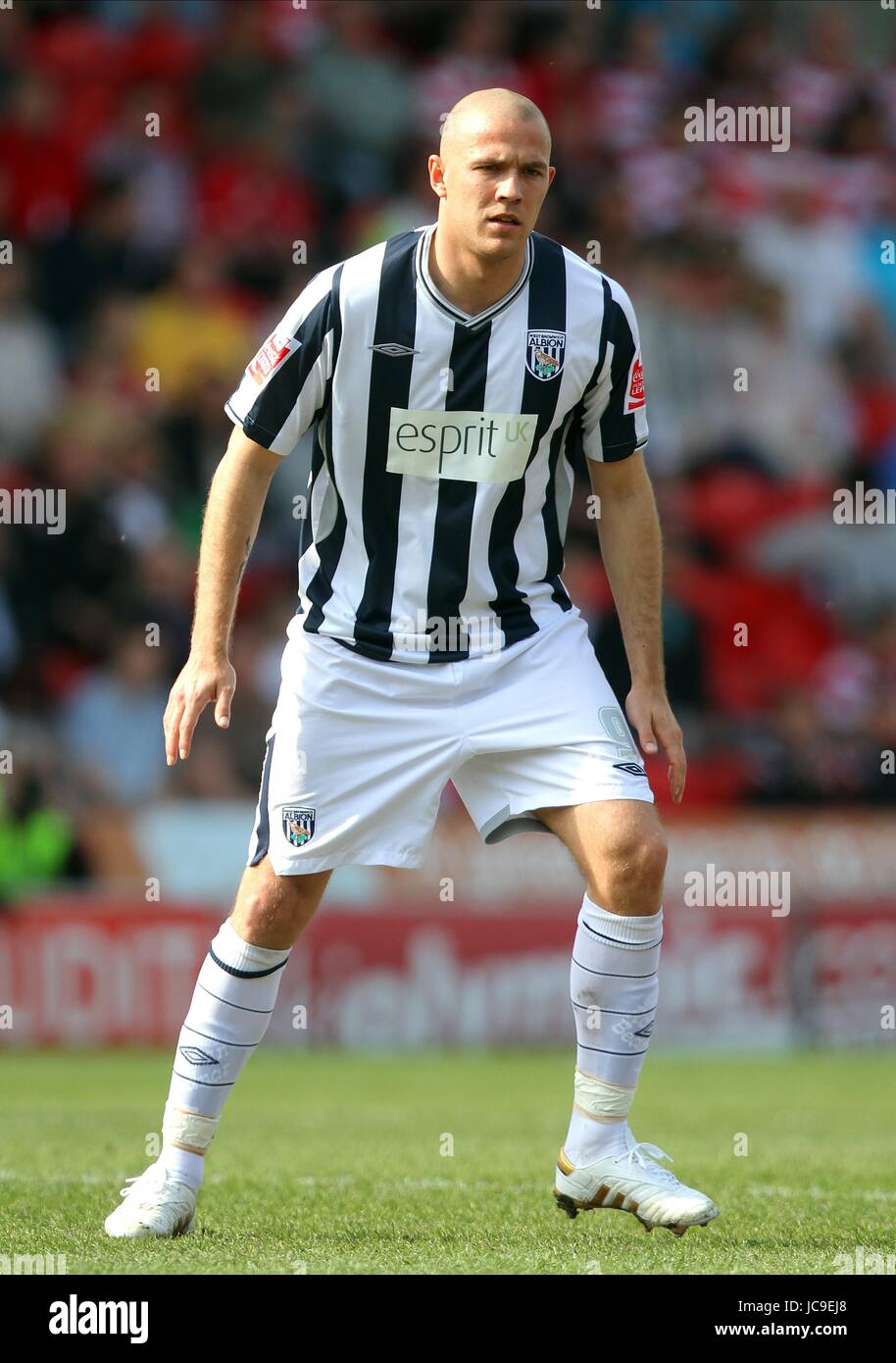 ROMAN BEDNAR WEST BROMWICH ALBION FC KEEPMOAT STADIUM DONCASTER ENGLAND ...