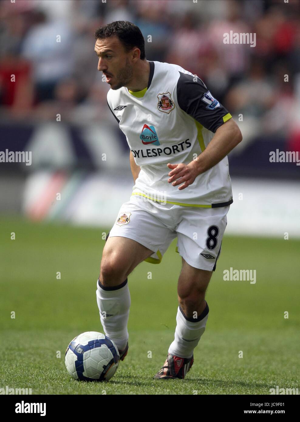 STEED MALBRANQUE SUNDERLAND FC SUNDERLAND FC KC STADIUM HULL ENGLAND 24 ...
