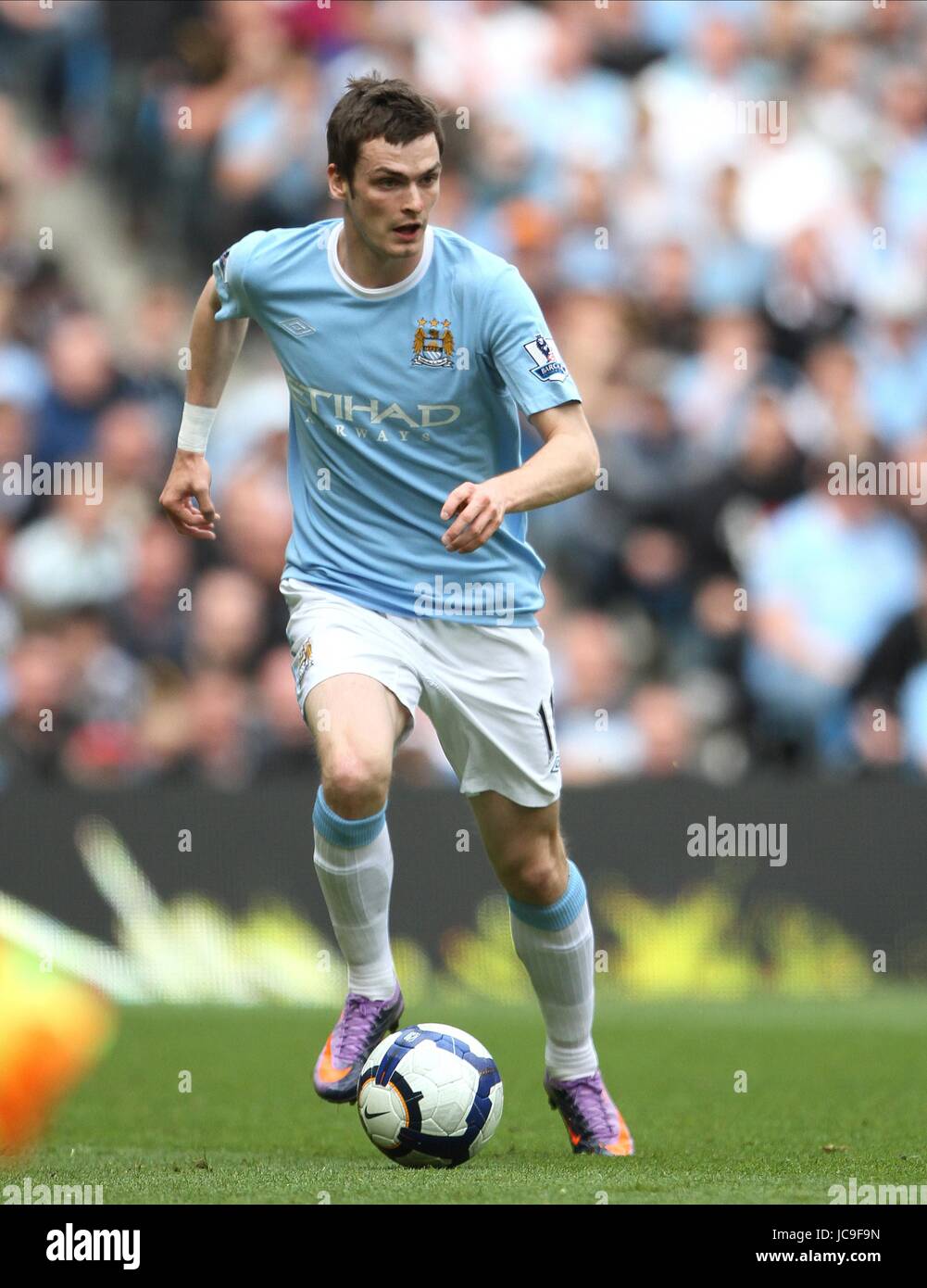 ADAM JOHNSON MANCHESTER CITY FC EASTLANDS CITY OF MANCHESTER ST ...