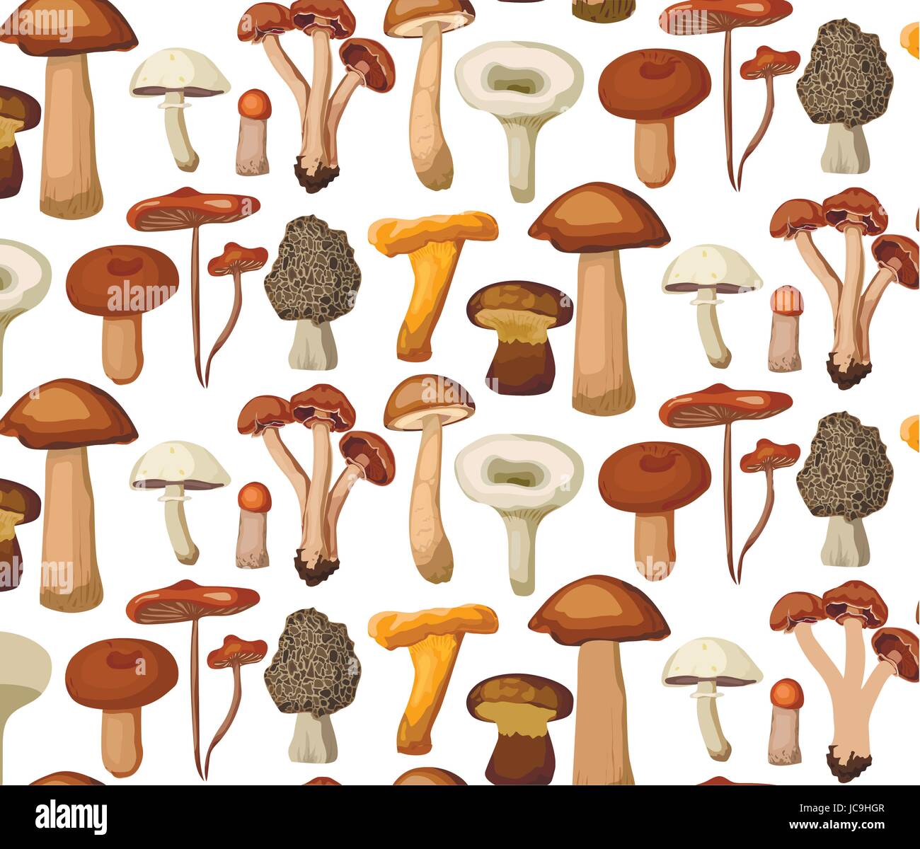 Mushroom cap side view Stock Vector Images - Alamy