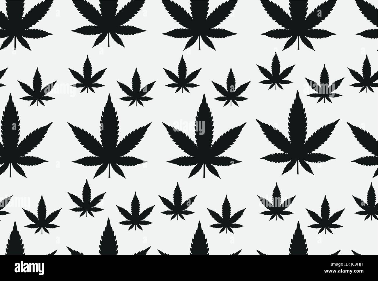 Cannabis marijuana weed leaf silhouette narcotic seamless pattern texture design seamless ...