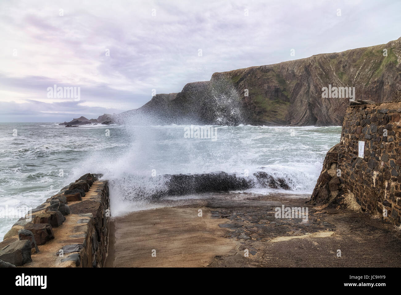 Hartland Quay, North Devon, England, UK Stock Photo - Alamy