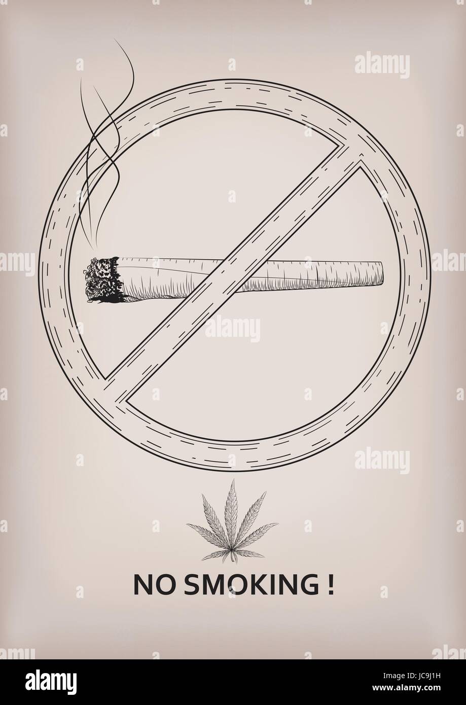 No Smoking Weed Logo