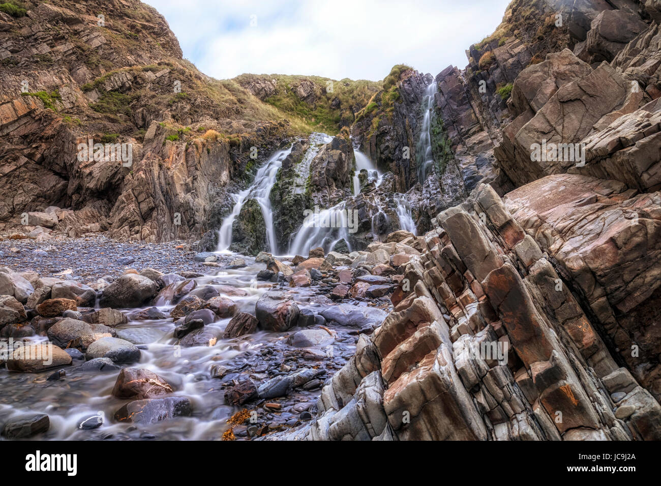 Welcombe Mouth Beach, North Devon, England, UK Stock Photo - Alamy