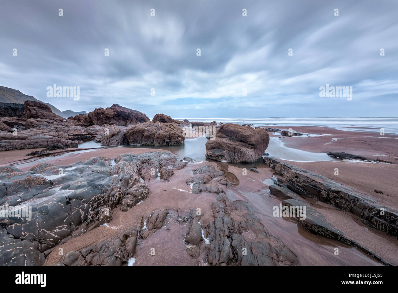 Welcombe Mouth Beach, North Devon, England, UK Stock Photo - Alamy