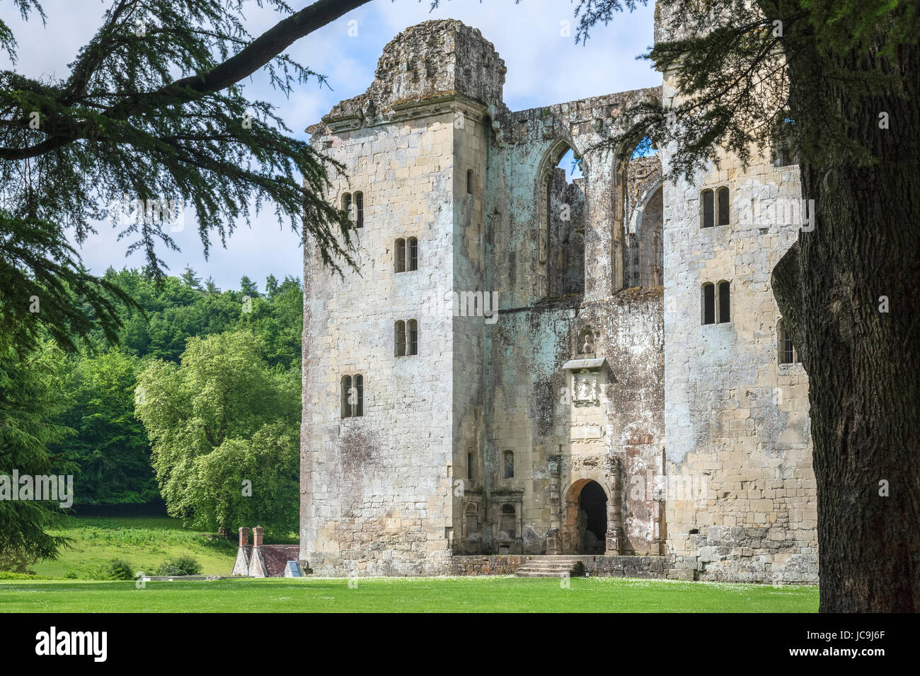 Old Wardour Castle, Tisbury, Wiltshire, England, UK Stock Photo - Alamy