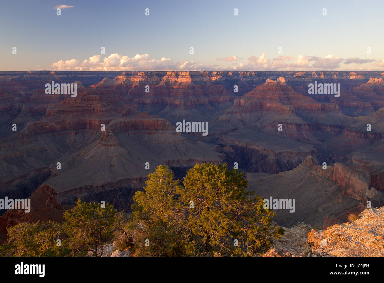 Sunset at Grand Canyon Mohave Point, Arizona Stock Photo - Alamy