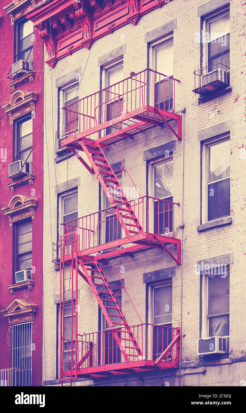Fire Escape New York High Resolution Stock Photography and Images - Alamy