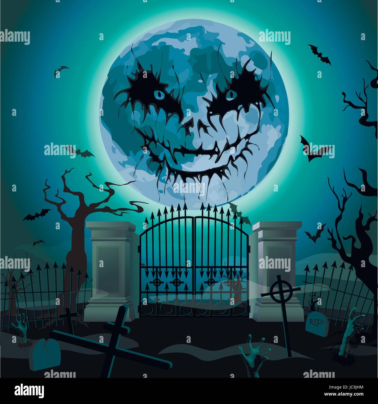 Bat gates Stock Vector Images - Alamy