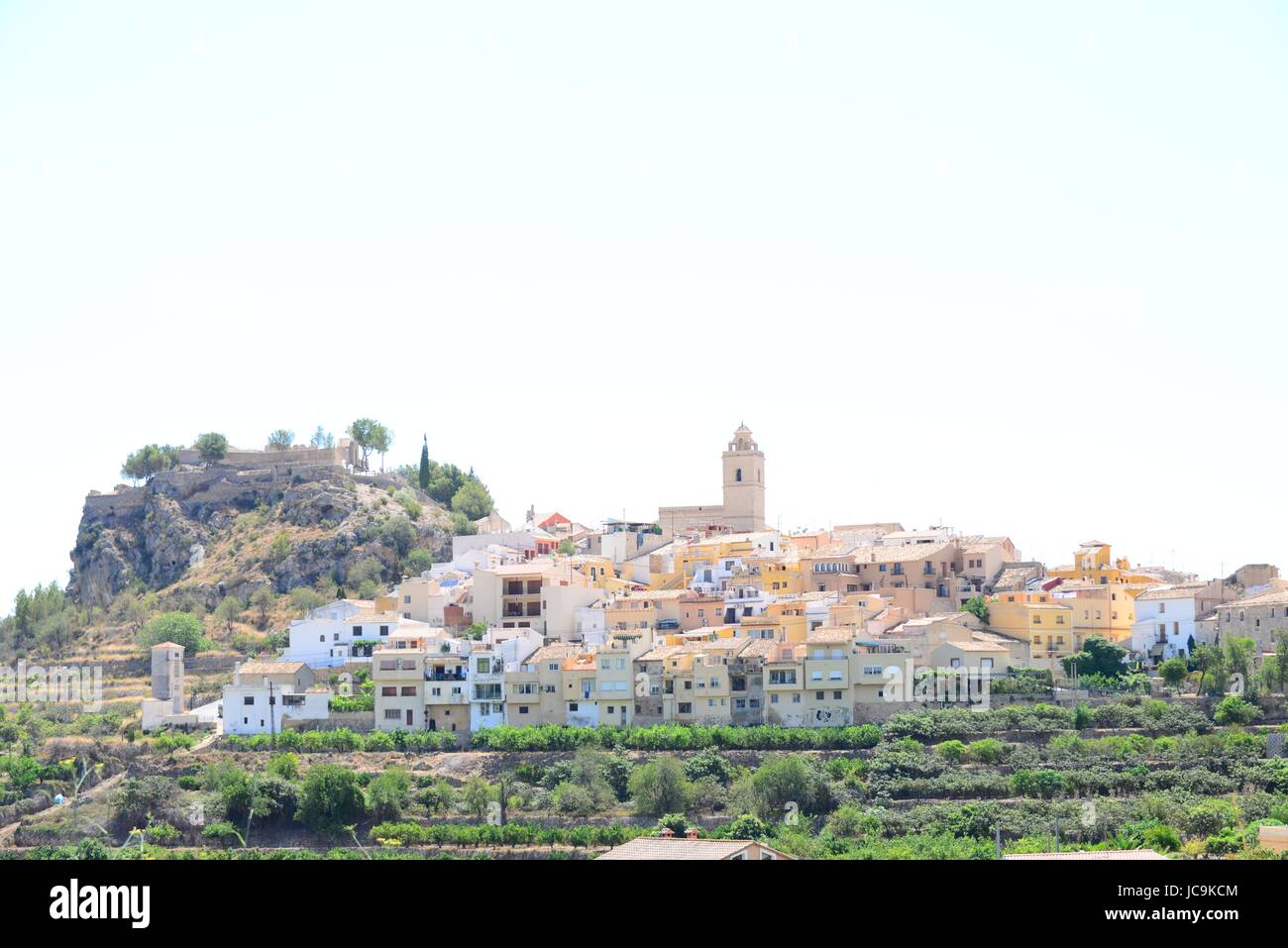 walls in polop de la marina - spain Stock Photo - Alamy