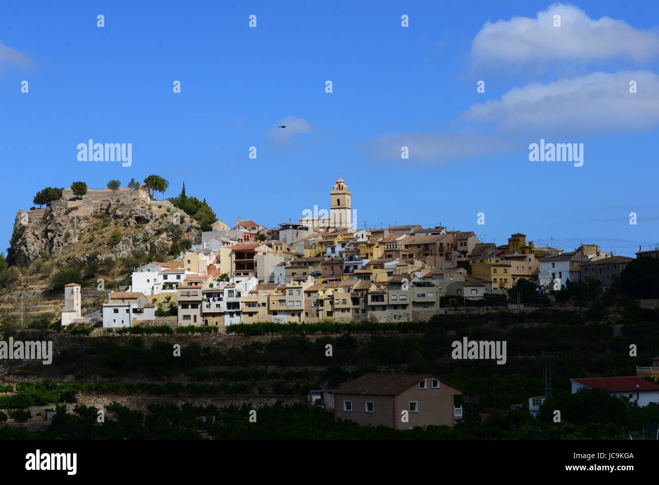 walls in polop de la marina - spain Stock Photo - Alamy