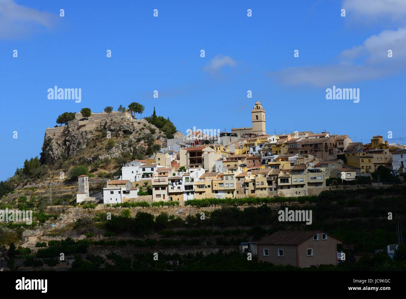 walls in polop de la marina - spain Stock Photo - Alamy