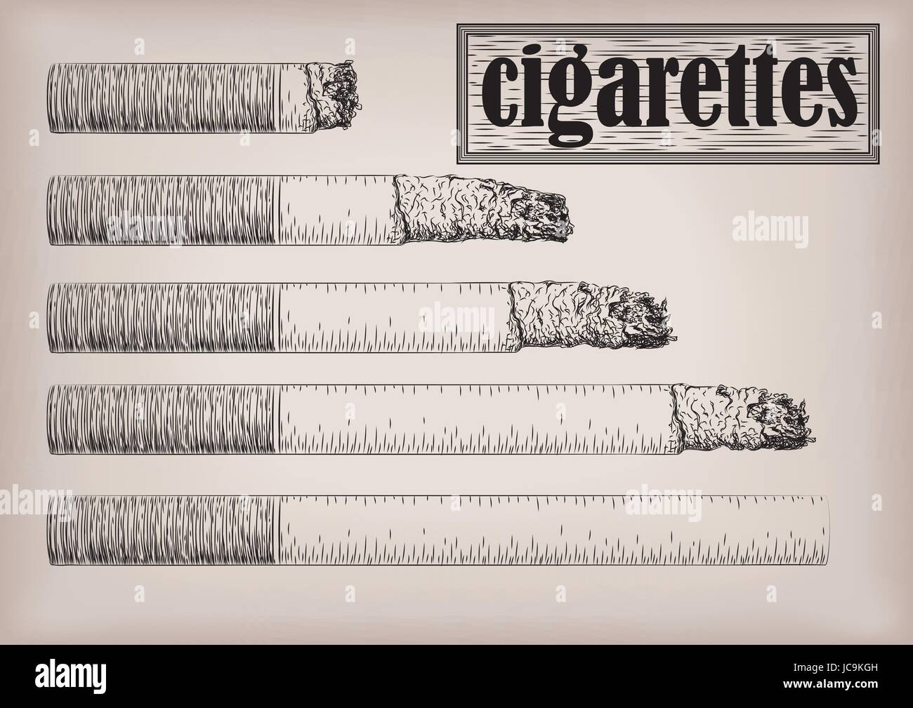 American cigarettes Stock Vector Images - Alamy