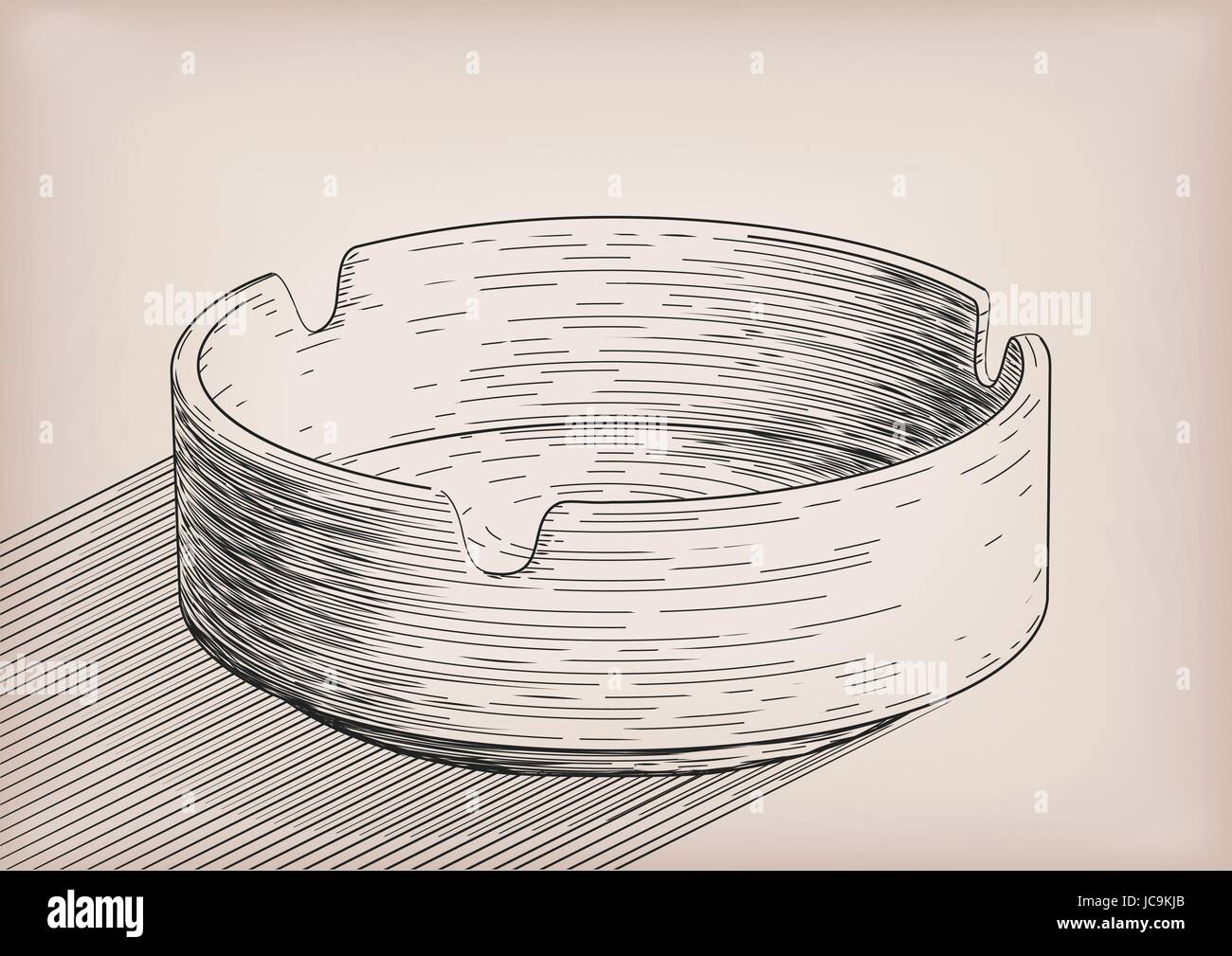 Ash cigarette tray Stock Vector Images - Alamy