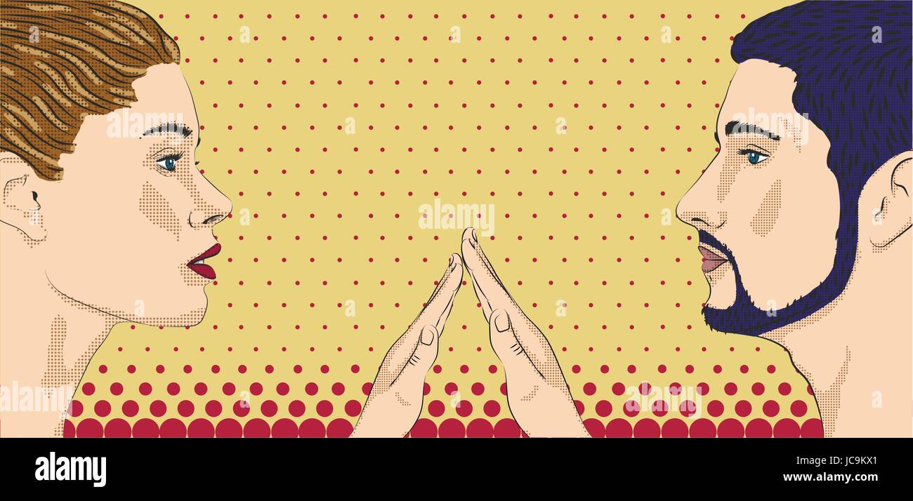 Hands of lovers Stock Vector Images - Alamy