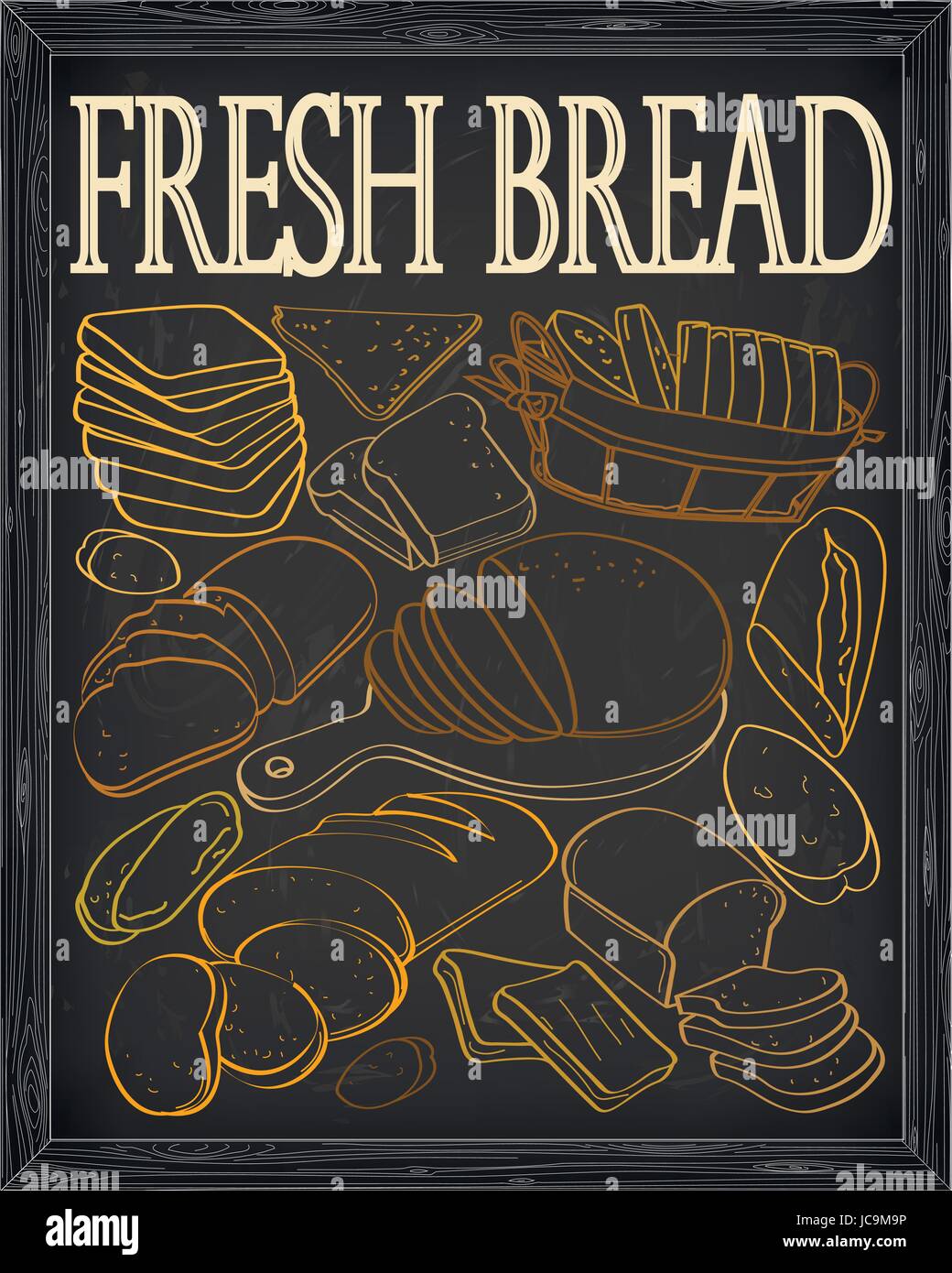 Collection sliced bread on Stock Vector Images - Alamy