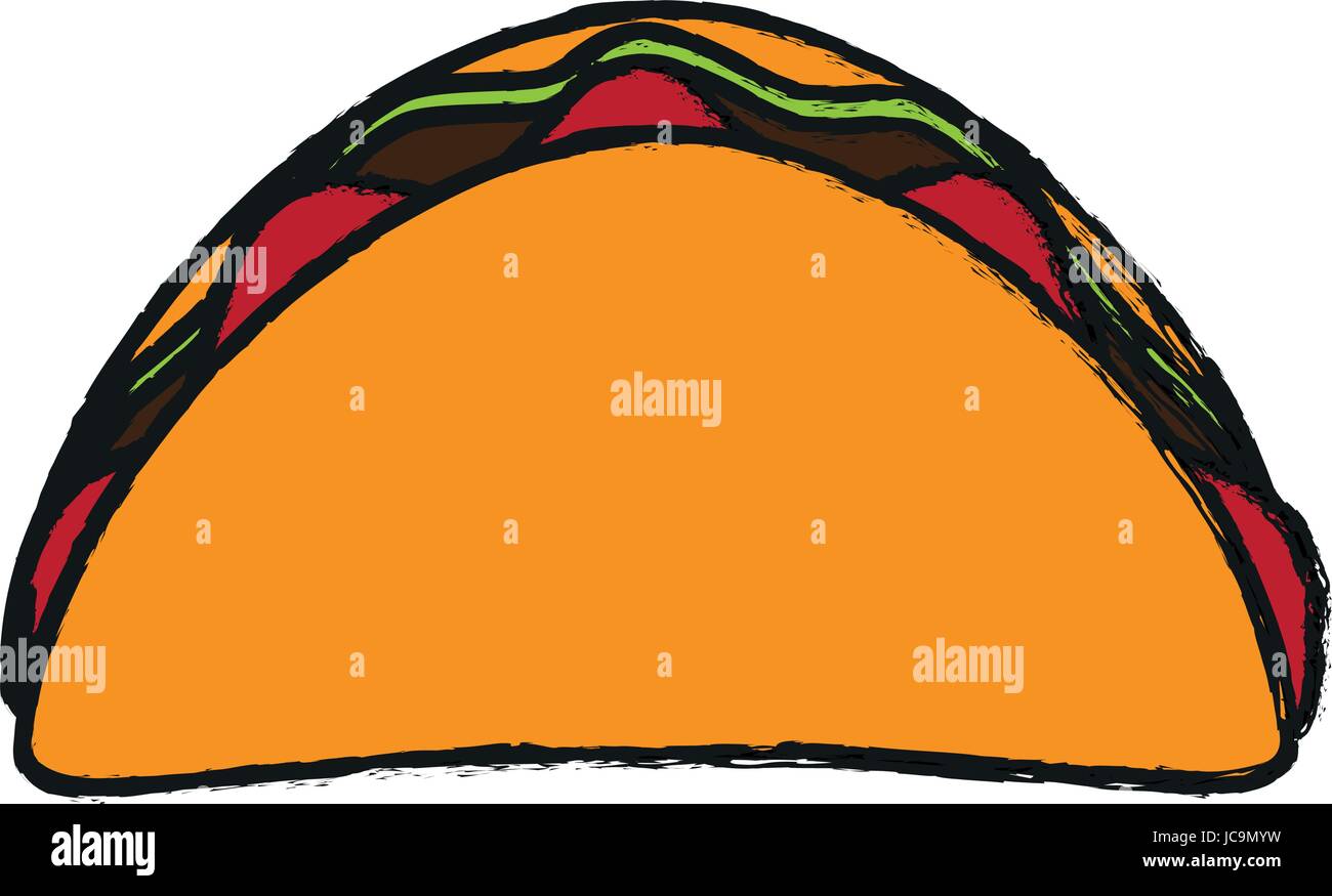 Taco shell Stock Vector Images - Alamy