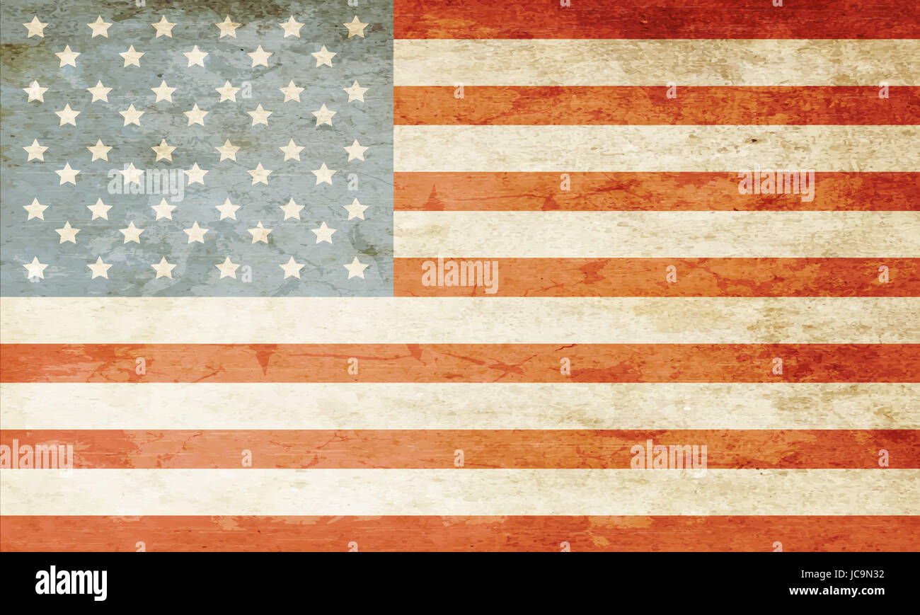 Grunge American flag Stock Photo - Alamy