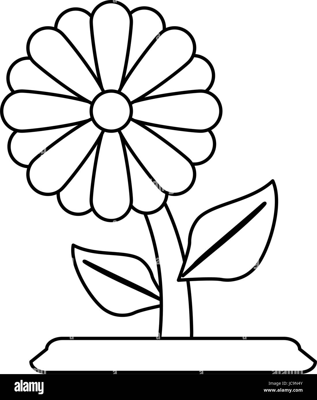 single flower icon image Stock Vector Image & Art - Alamy