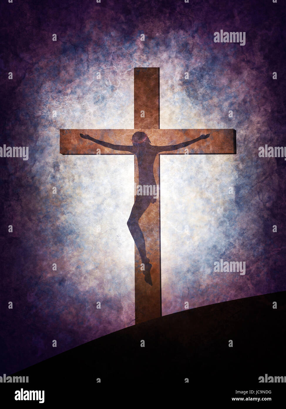 Jesus Christ on a Grunge Background Stock Photo - Alamy