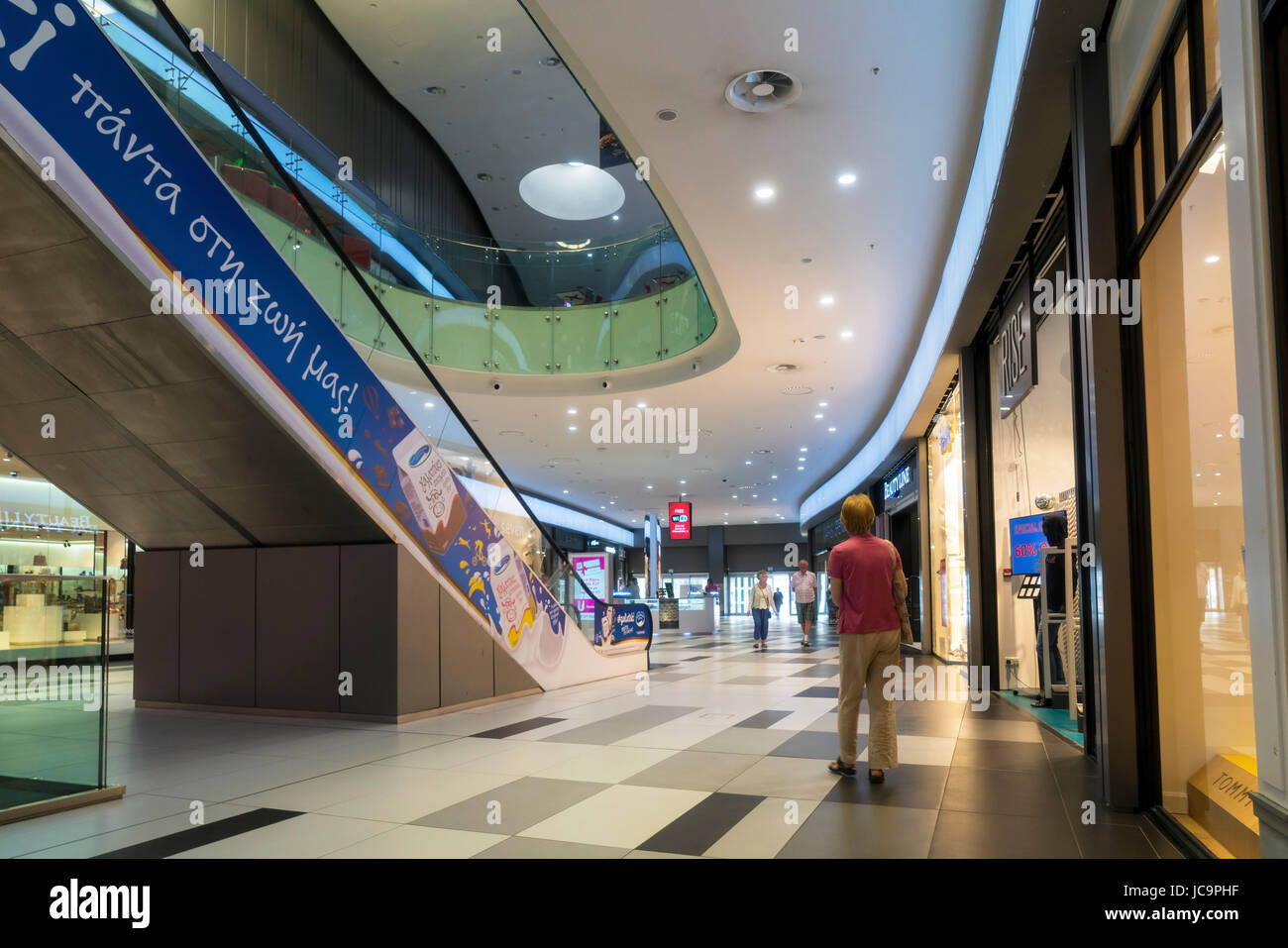 Kings Avenue Mall, Shopping Centre, central Paphos, Cyprus Stock Photo ...