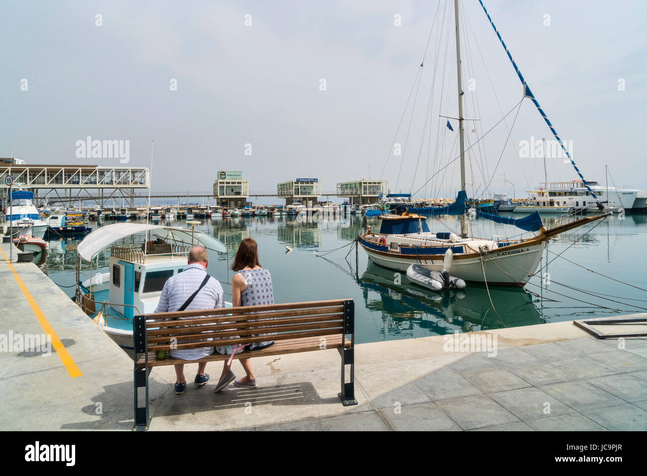 Limassol old port hi-res stock photography and images - Alamy
