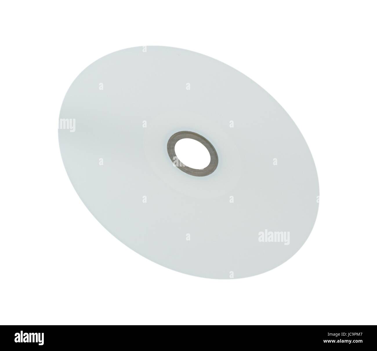 Blank White Printable Surface CD or DVD Compact Disc Isolated on White ...
