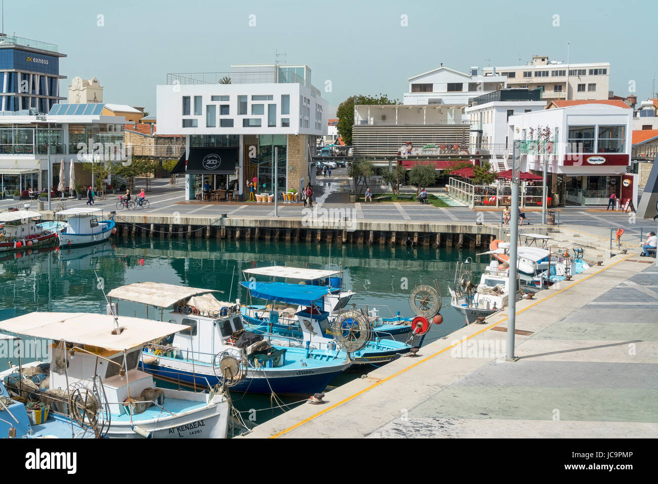 Limassol, Lemesos, Old Port Marina, seafront, Cyprus Stock Photo - Alamy
