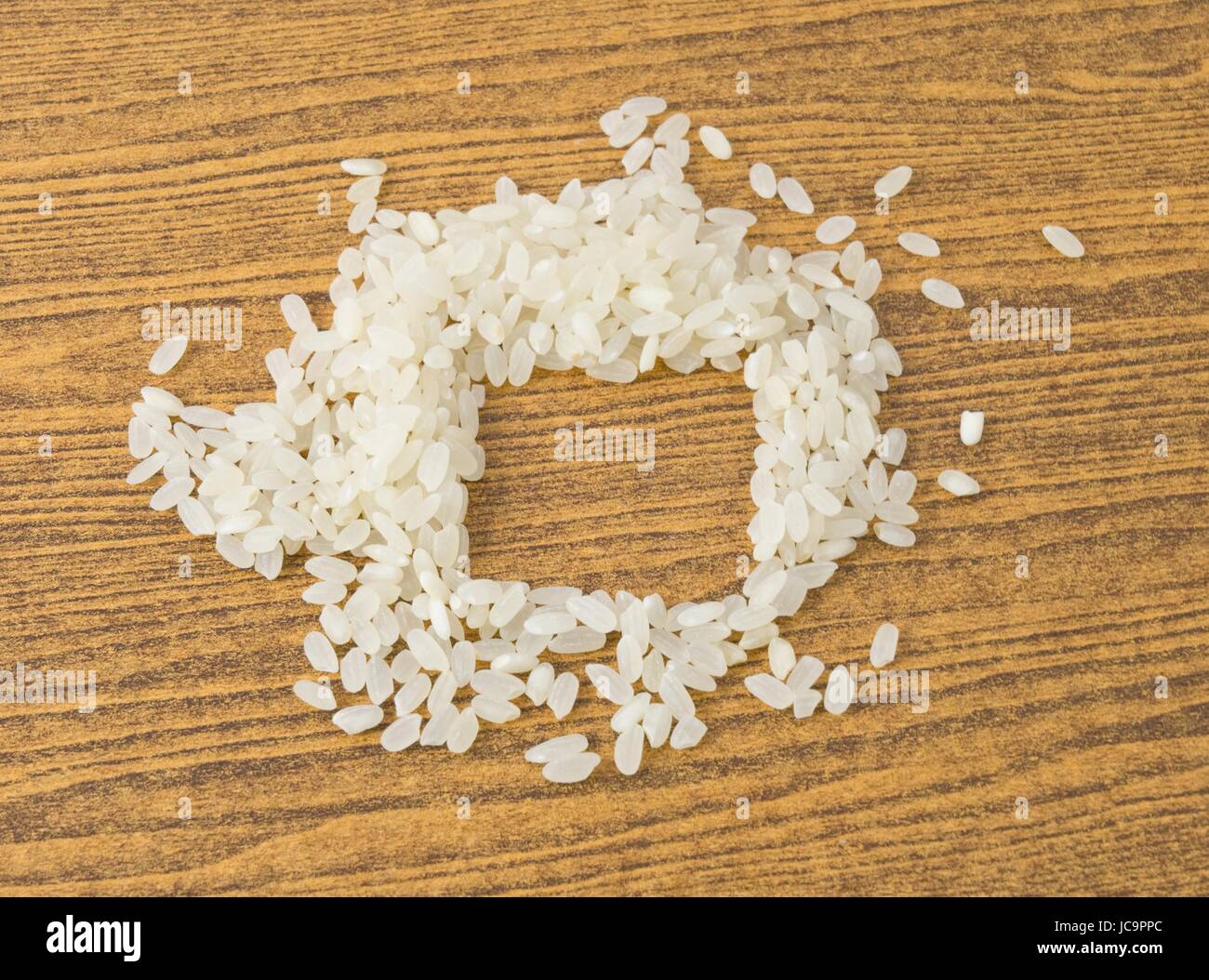 Japanese Cuisine, Raw and Uncooked Japanese Rice in Square Shape for ...