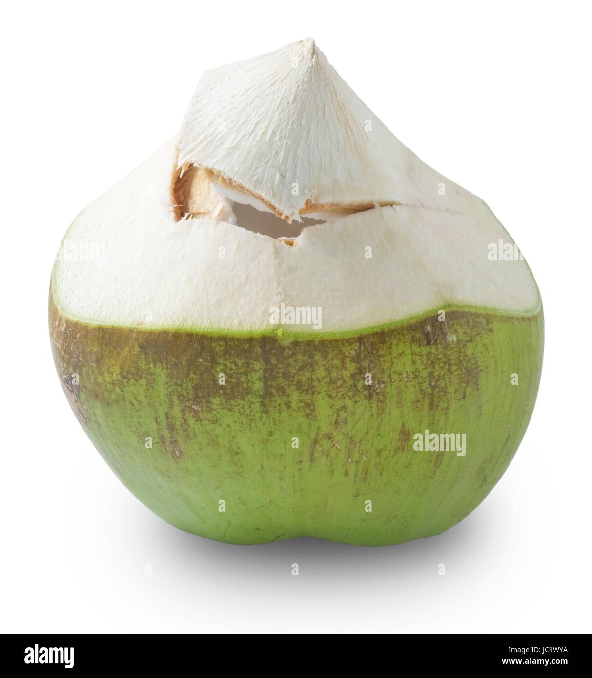 Fresh Fruits, Fresh Coconut Water Isolated on A White Background, A ...