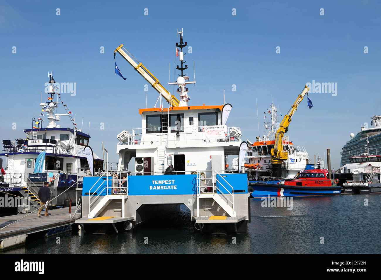 Southampton, UK. 14th June, 2017. Seawork International, 2017 ...