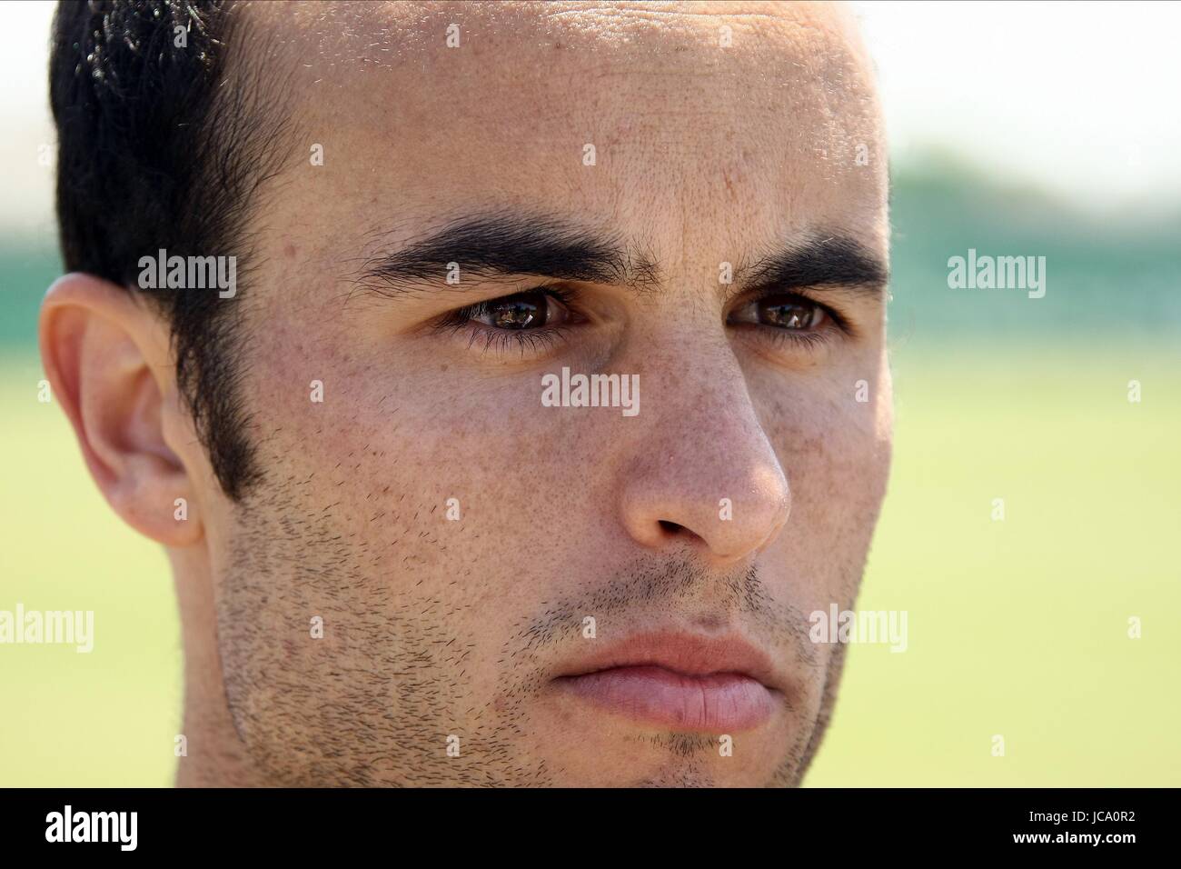 Landon donovan la galaxy celebrates hi-res stock photography and images ...