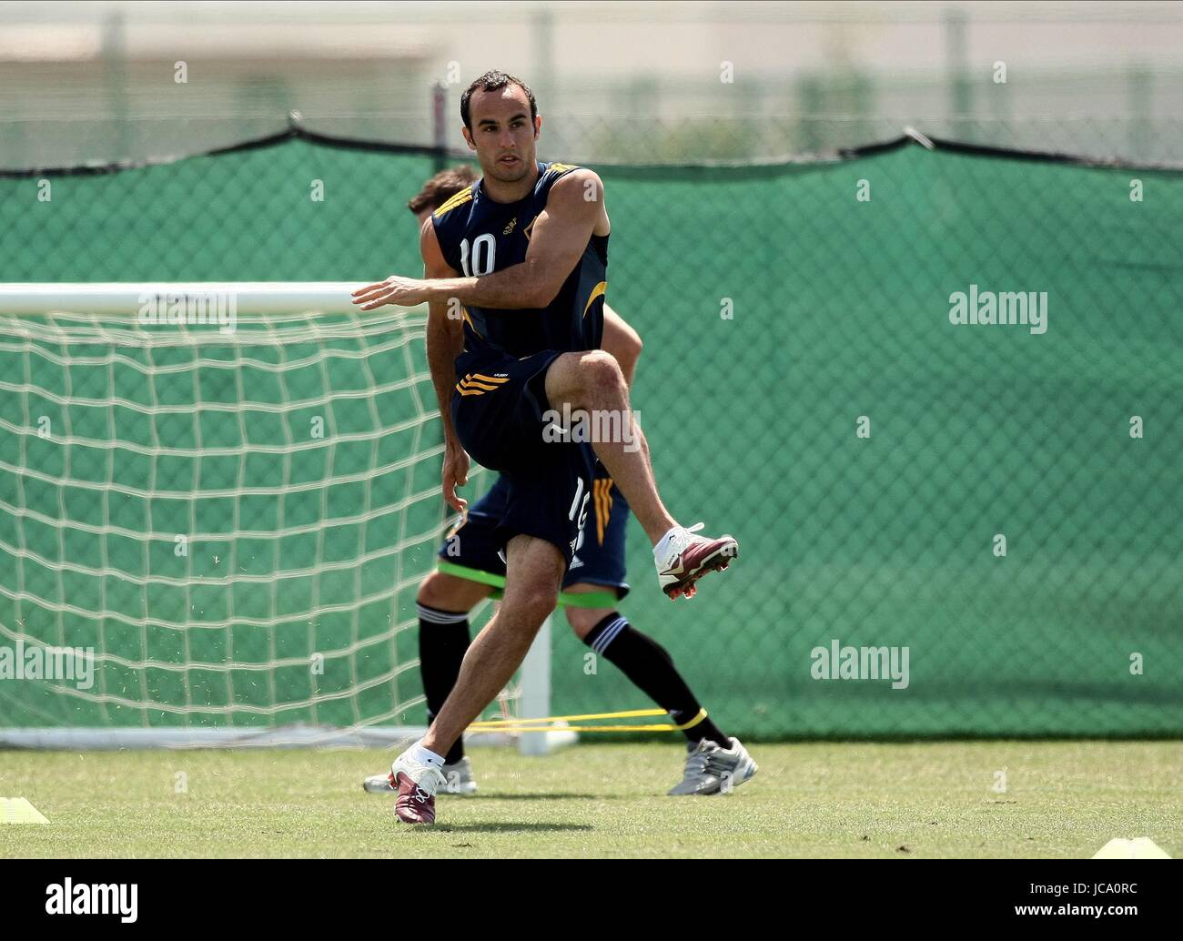 Landon donovan la galaxy celebrates hi-res stock photography and images ...