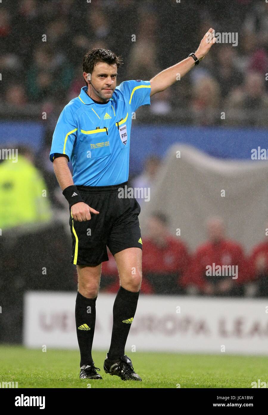 NICOLA RIZZOLI UEFA REFEREE UEFA REFEREE HSH NORDBANK ARENA HAMBURG ...