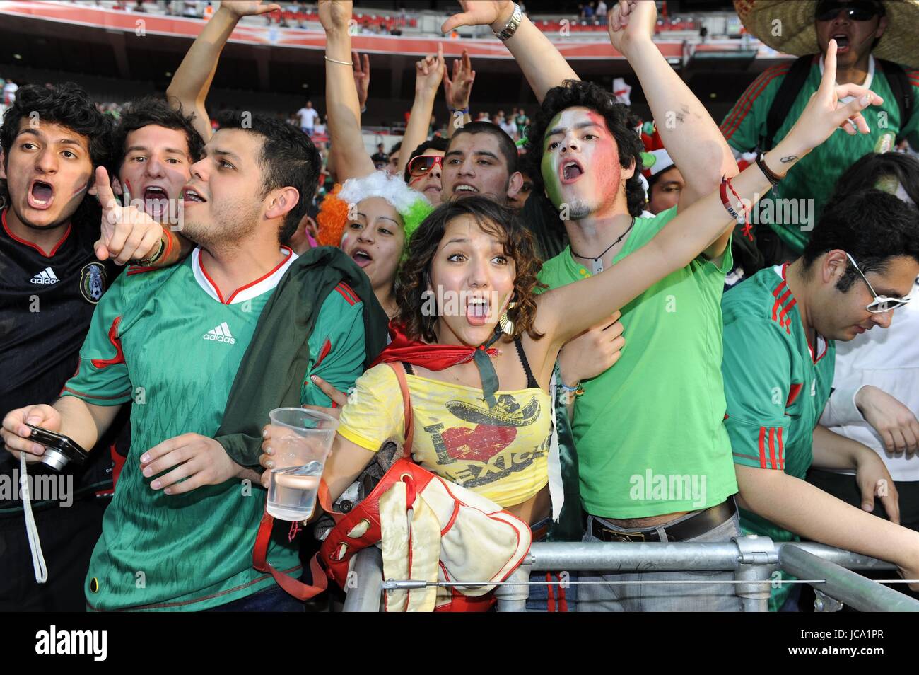 MEXICO FANS ENGLAND V MEXICO WEMBLEY STADIUM LONDON ENGLAND 24 May 2010 ...