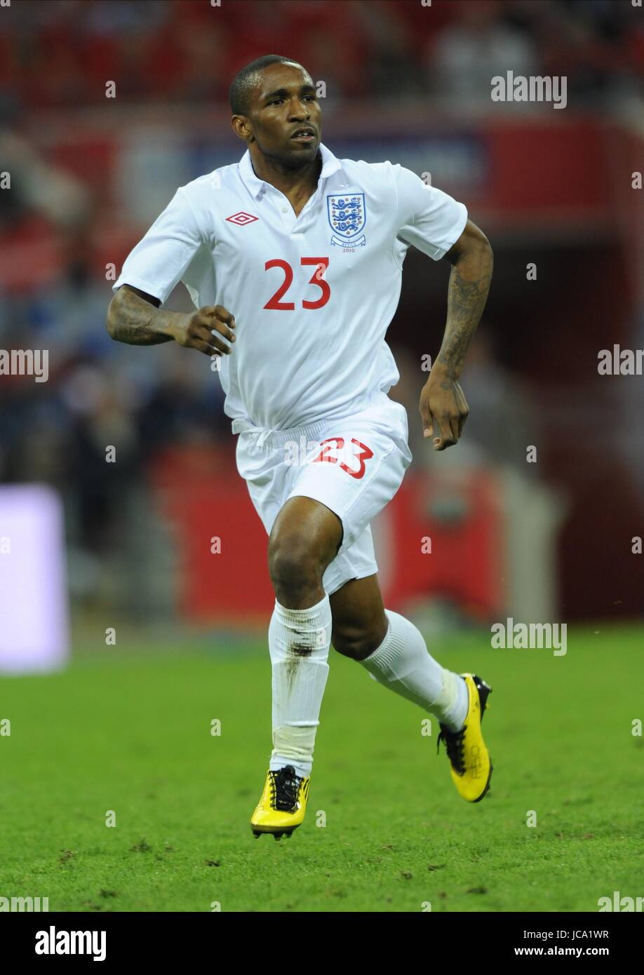 JERMAIN DEFOE ENGLAND WEMBLEY STADIUM LONDON ENGLAND 24 May 2010 Stock ...