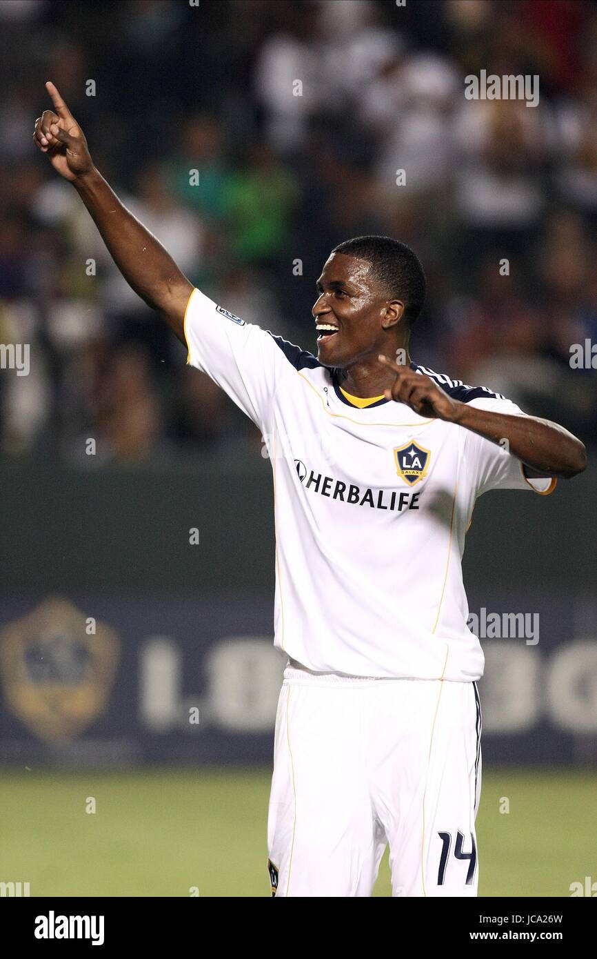 EDSON BUDDLE CELEBRATES GOAL LA GALAXY CARSON LOS ANGELES CALIFORNIA ...